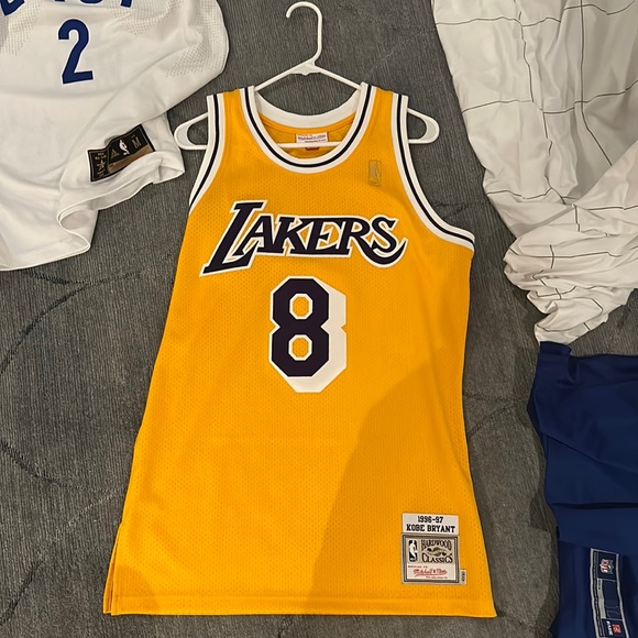 Shirts | Kobe Bryant Mitchell And Ness Authentic Jersey 8 | Poshmark